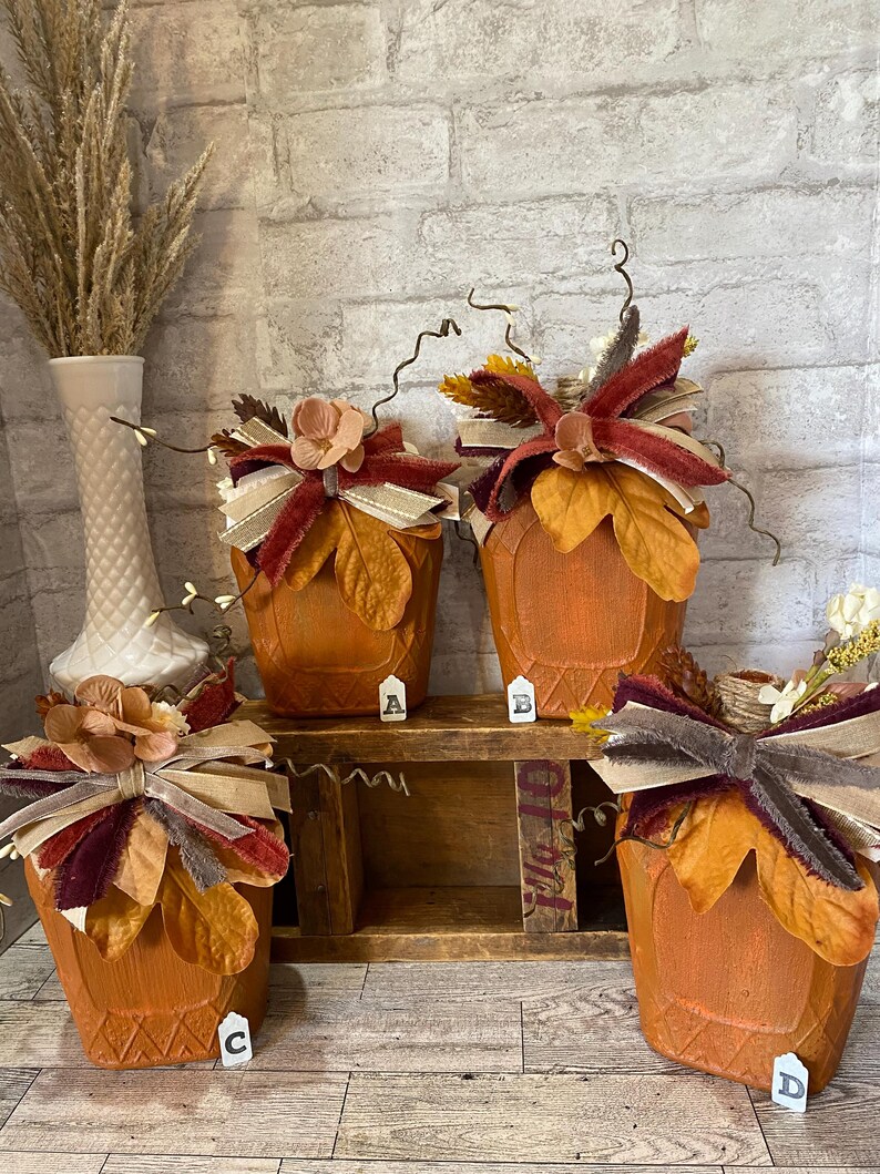 Reimagined Crown Royal Bottle Pumpkin*fall/autumn Decor*painted Bottles ...