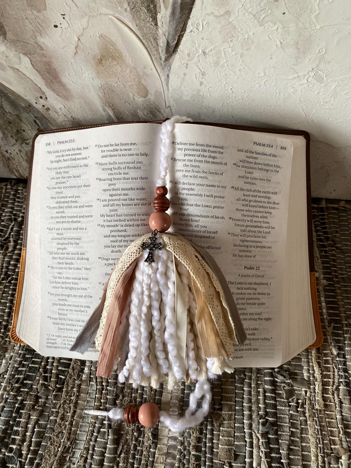 Handmade Chunky Tassels Bible Bookmark Tassel*bookmark *chunky Tassel ...