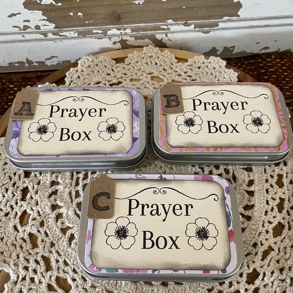 Prayer Box Tin - Etsy