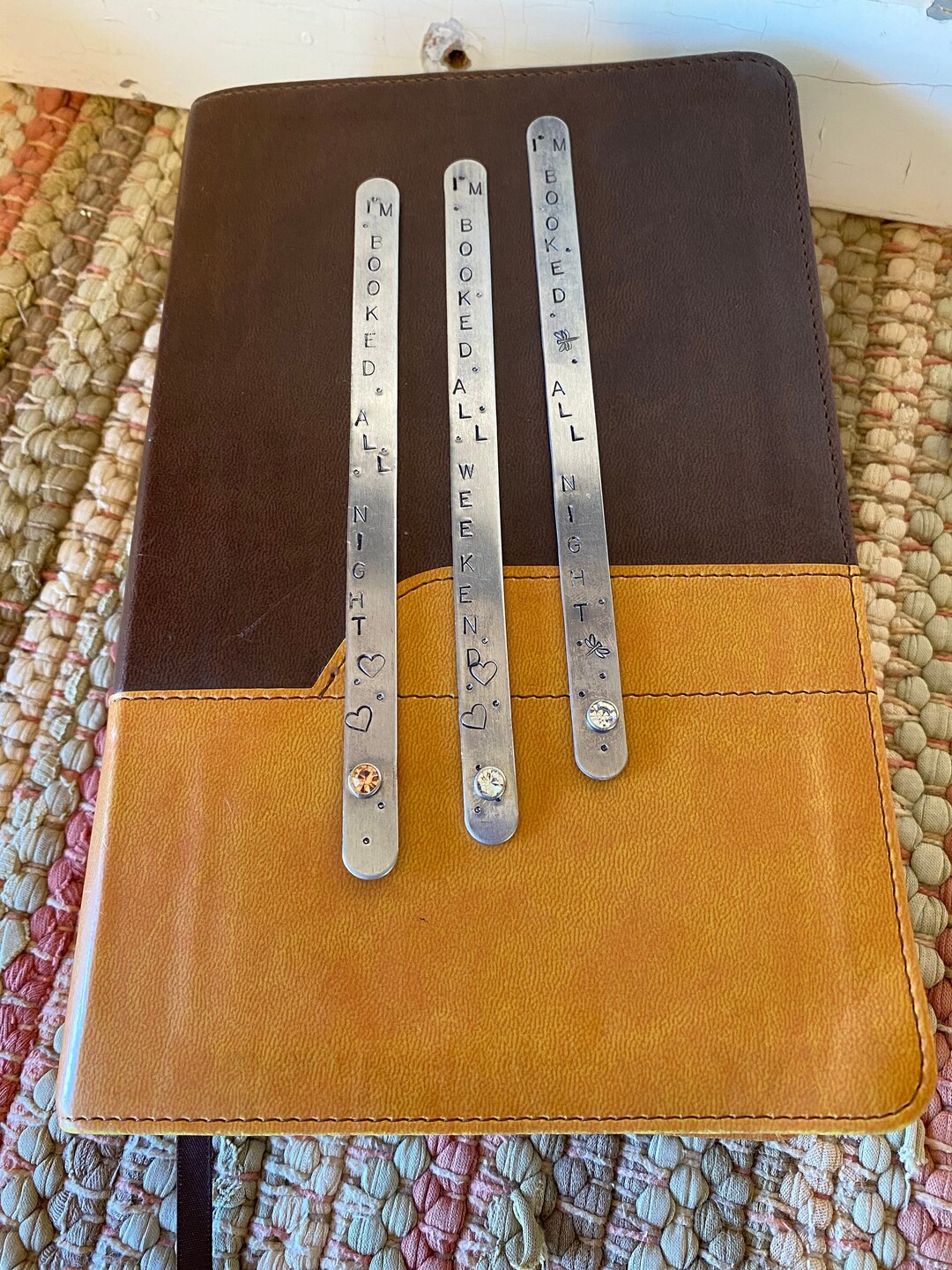 I'm Booked All Night/i'm Booked for the Weekend Hand Stamped Flat ...