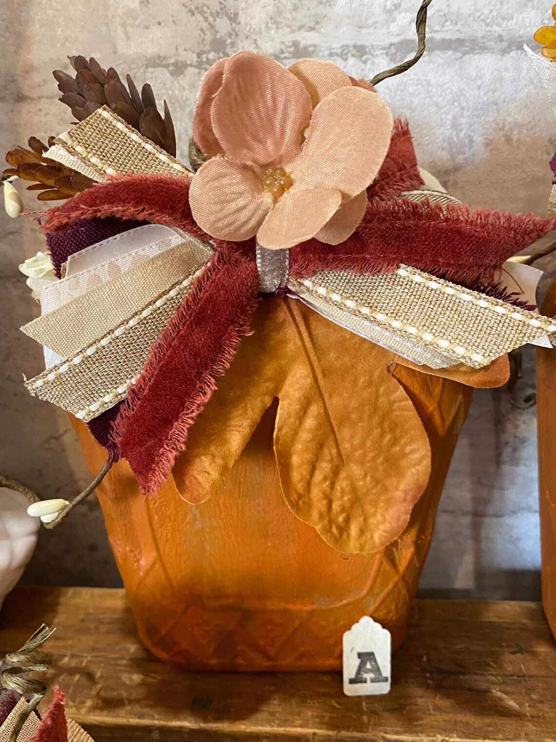 Reimagined Crown Royal Bottle Pumpkin*fall/autumn Decor*painted Bottles ...