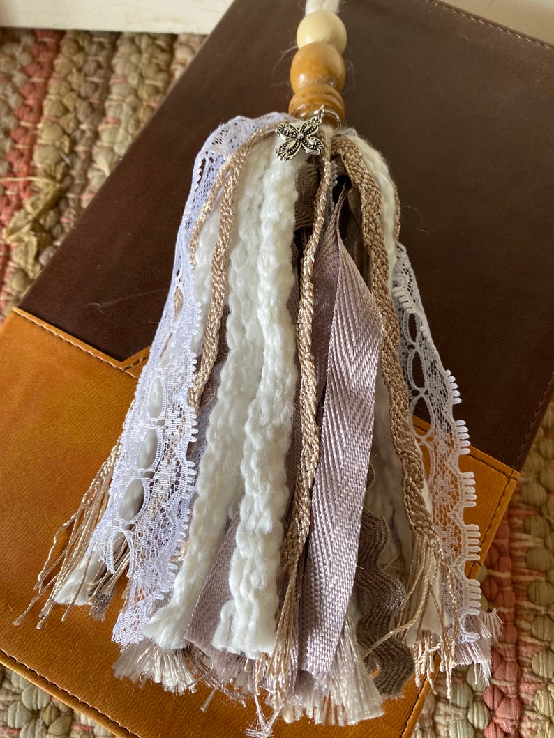 Handmade Chunky Tasselsbible Tasselbookmark Tasselchunky Tassel car ...