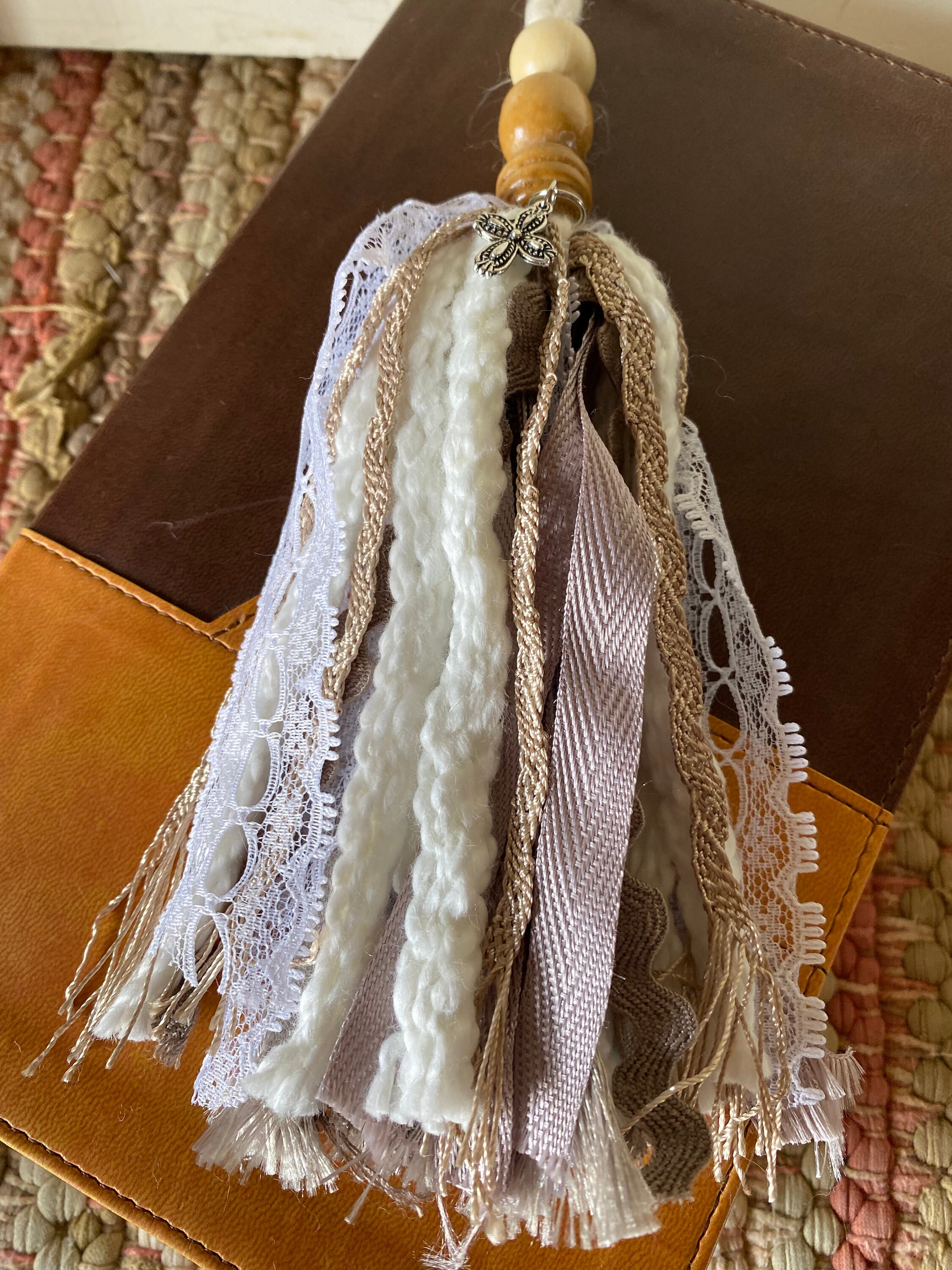 Handmade Chunky Tasselsbible Tasselbookmark Tasselchunky Tassel car ...