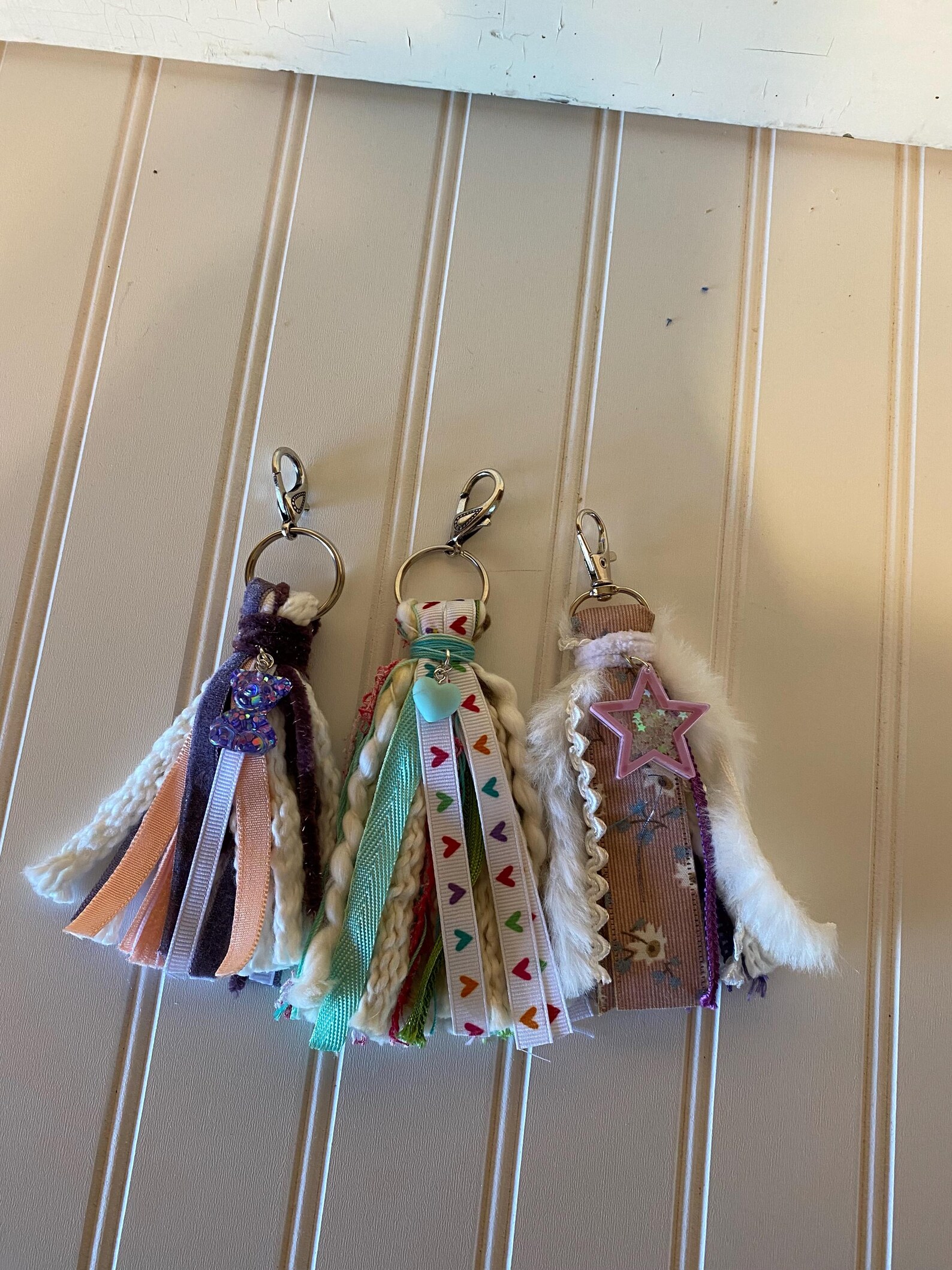 Chunky Tassel Charm* Backpack*school Bag*tassel Charm*zipper Pull ...