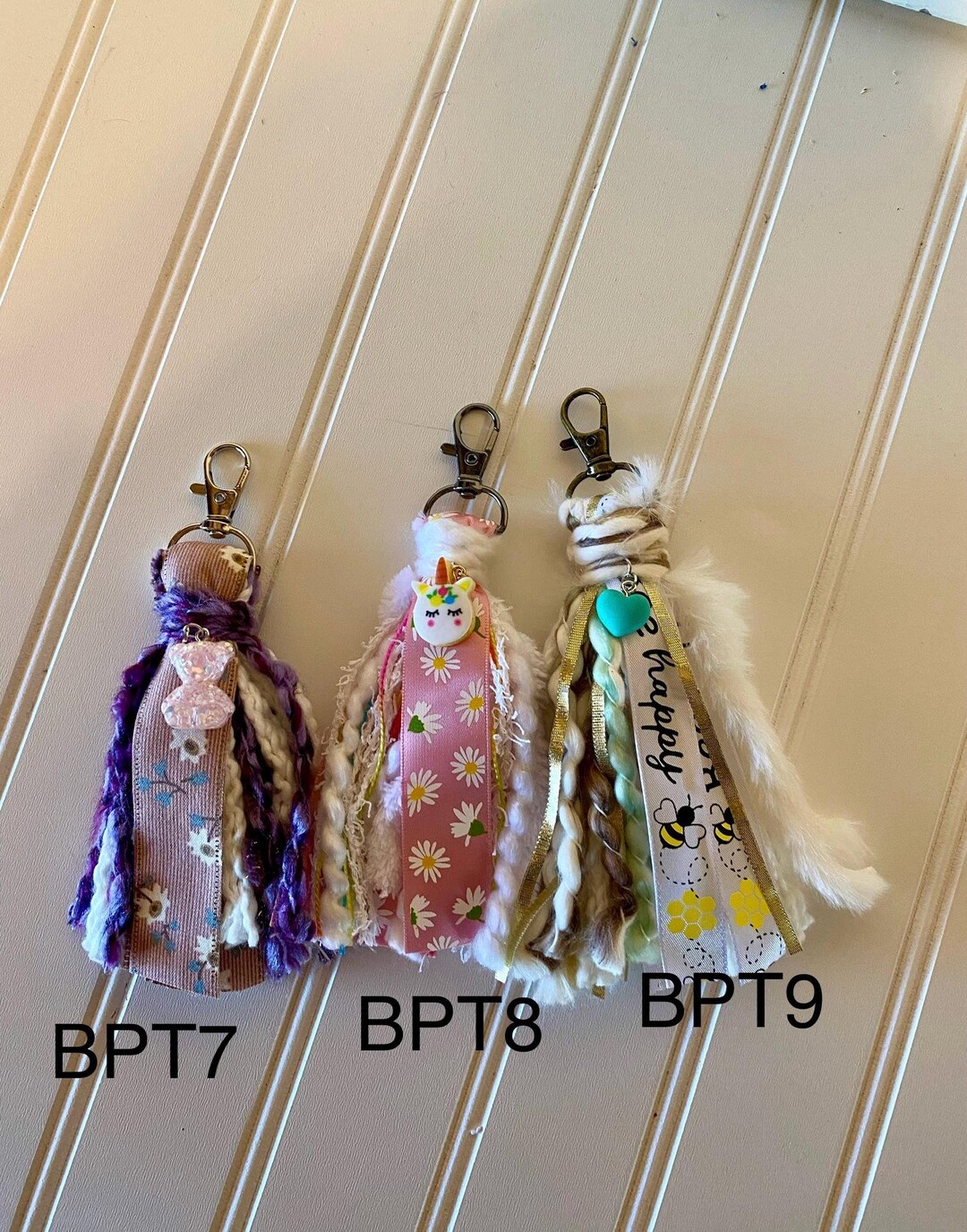 Chunky Tassel Charm* Backpack*school Bag*tassel Charm*zipper Pull ...
