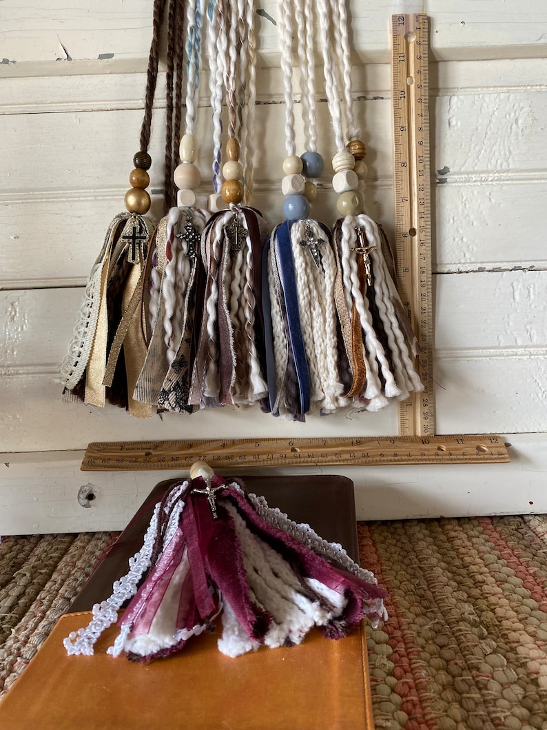 Handmade Chunky Tassels*bible Bookmark*bookmark Tassel*chunky Tassel ...