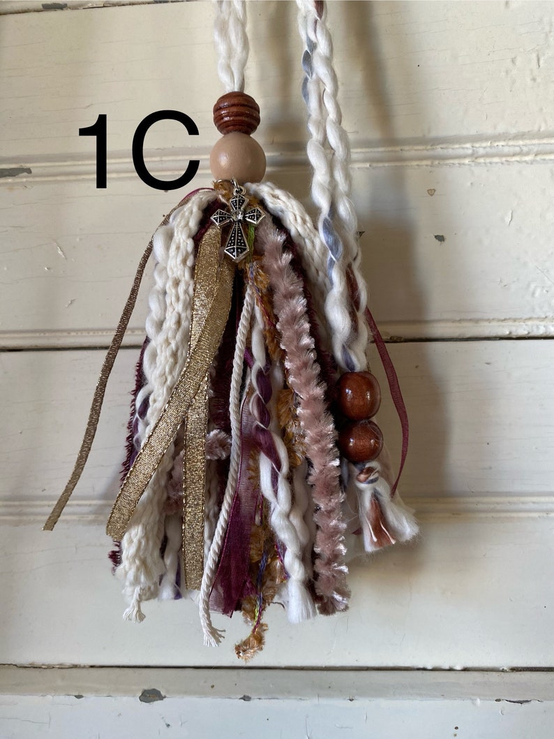 Handmade Chunky Tassels*bible Tassel*bookmark Tassel*chunky Tassel *car ...