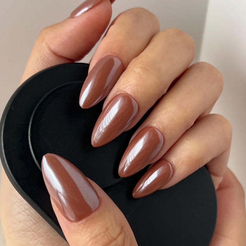 Moonlight Chrome Nails - Etsy