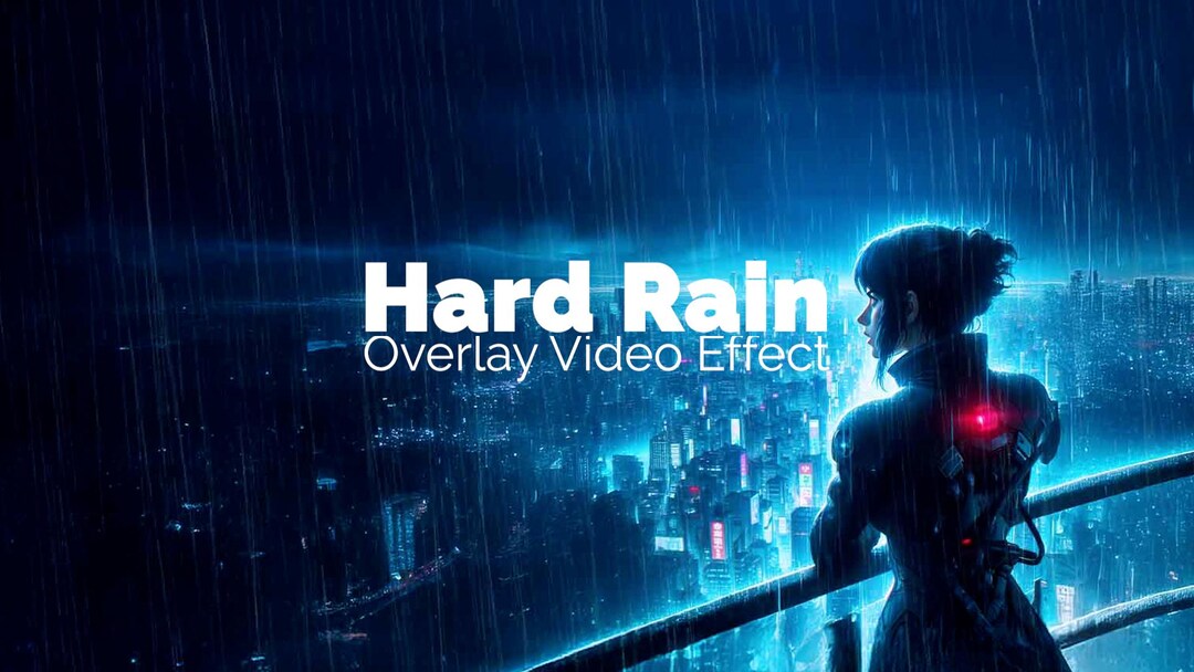 Rain Overlay Video for Premiere Pro Final Cut Pro Imovie Davinci Pack ...