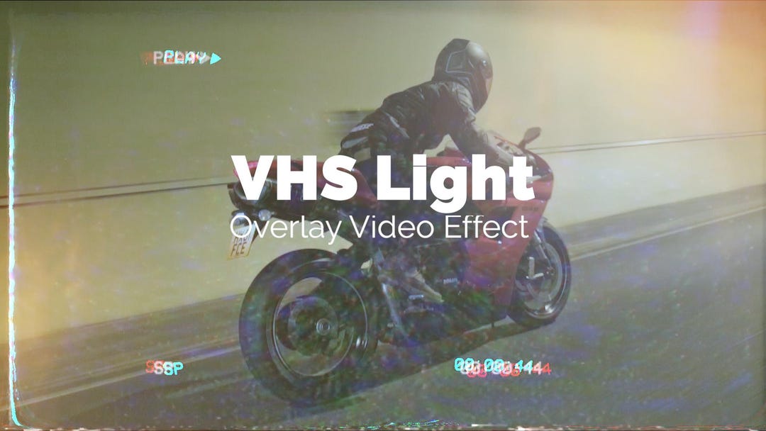 VHS Video Glitch Overlay for Premiere Pro Final Cut Pro Imovie Davinci ...
