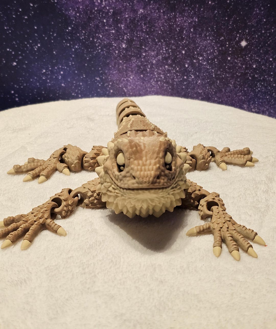 Bearded Dragon Figurine: Articulated 3D Printed Posable Desk Pet - Etsy
