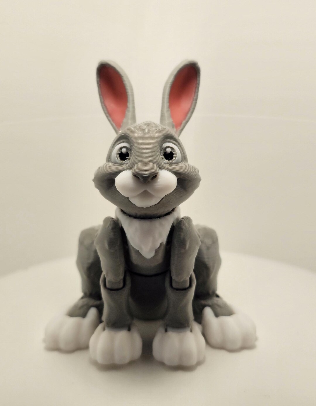 Bunny Rabbit Figurine: Articulated 3D Printed Desk Pet - Etsy