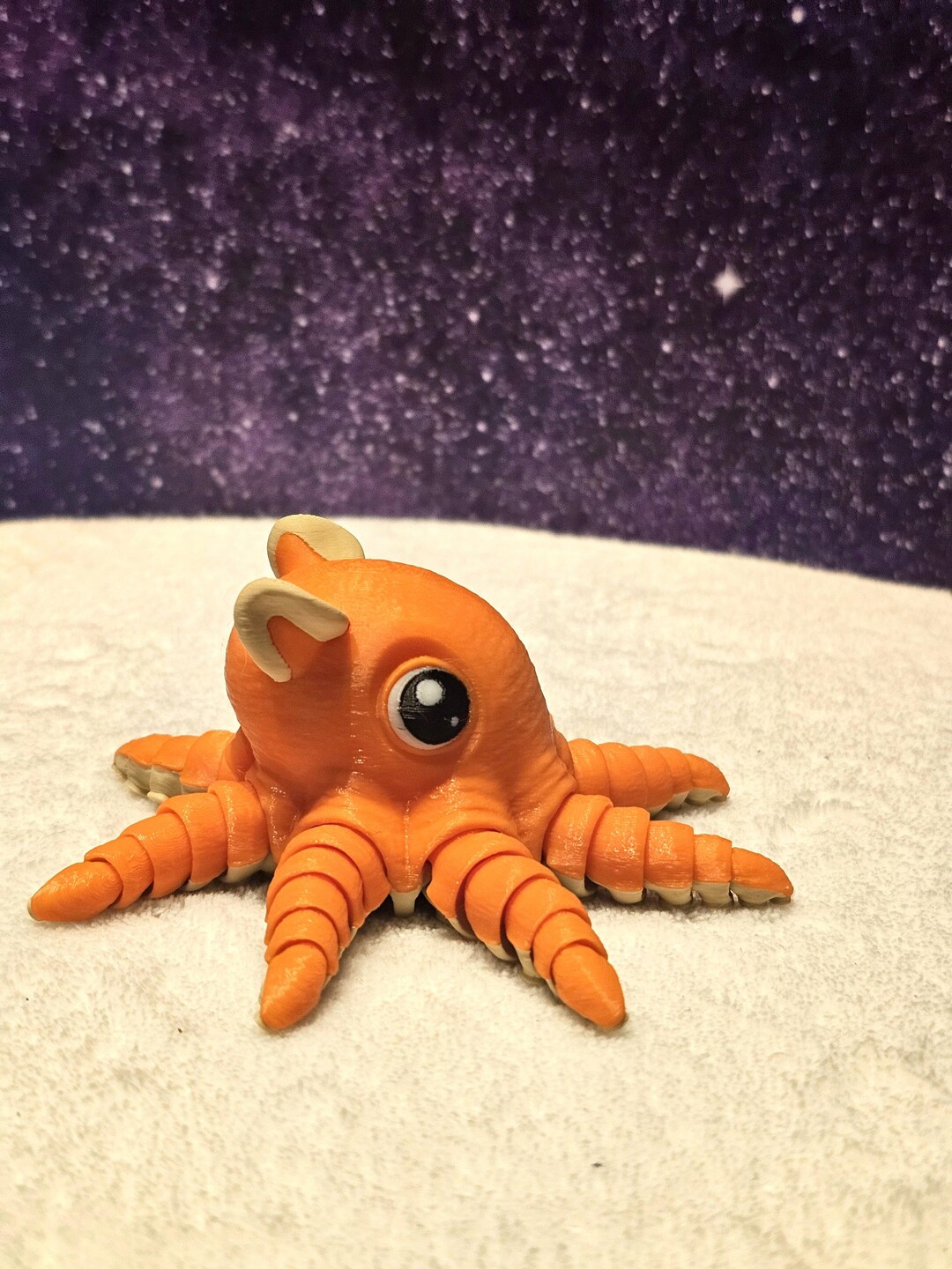 Flapjack Octopus: Articulated 3D Printed Poseable Figurine - Etsy