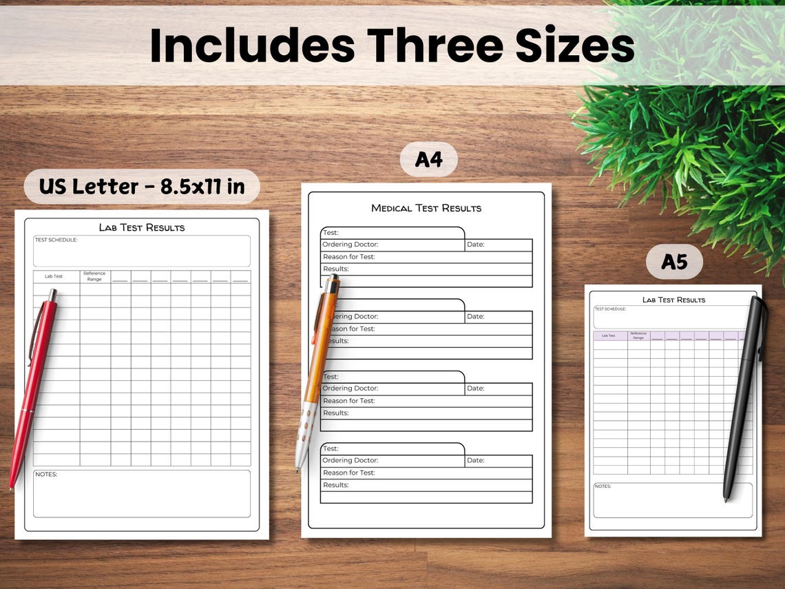 Lab Results Tracker | Medical Tracker for Chronic Illness | Medical ...