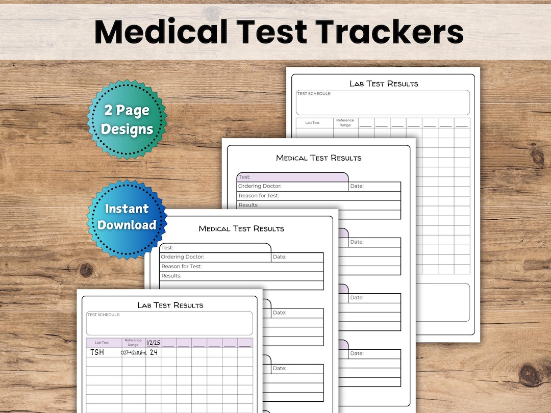 Lab Results Tracker | Medical Tracker for Chronic Illness | Medical ...