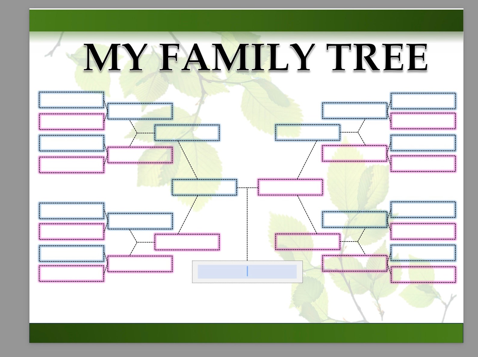 Editable Family Chart Template 4 Generations Download Fillable PDF ...