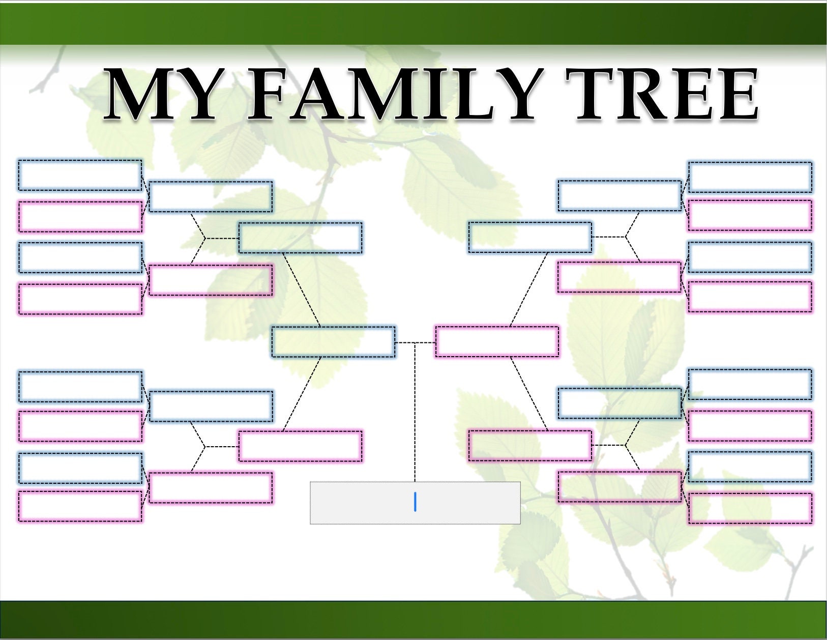 Editable Family Chart Template 4 Generations Download Fillable PDF ...