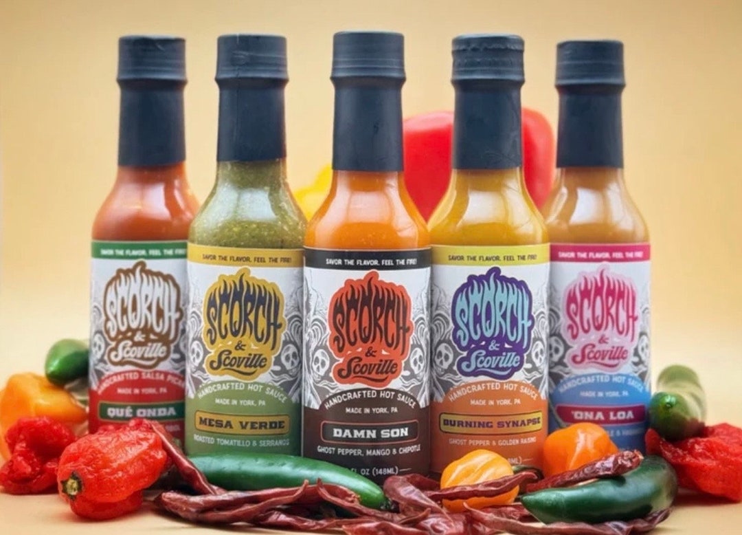 Scorch and Scoville Hot Sauce 5 Pack for the Price of 4 - Etsy