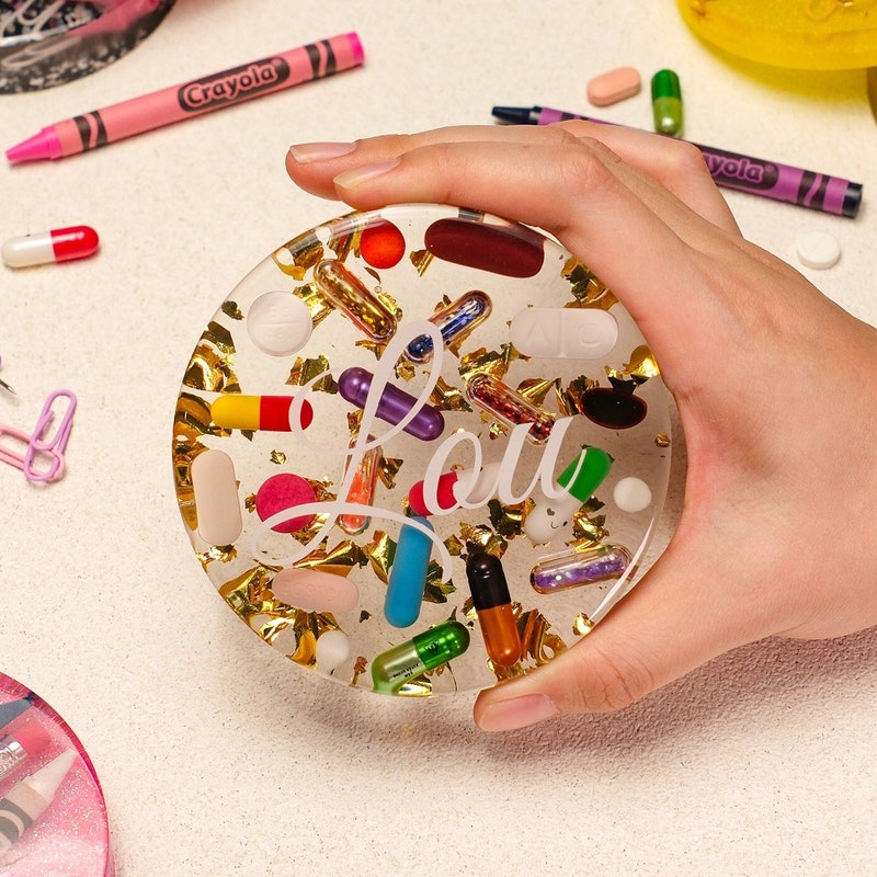 Resin Coaster With Name - Etsy