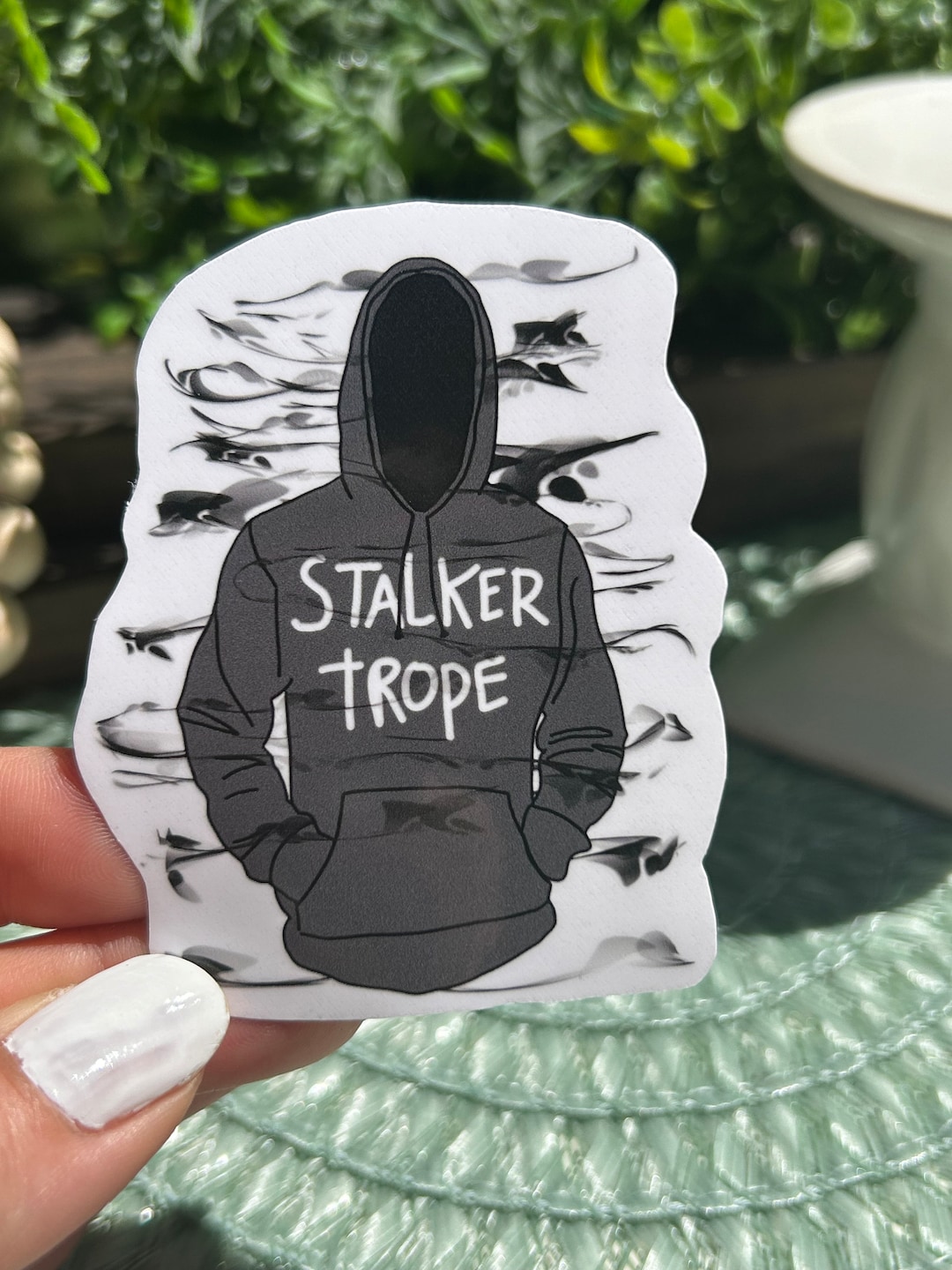 Stalker Trope With Haze Sticker, Romance Sticker, Bookish Sticker ...