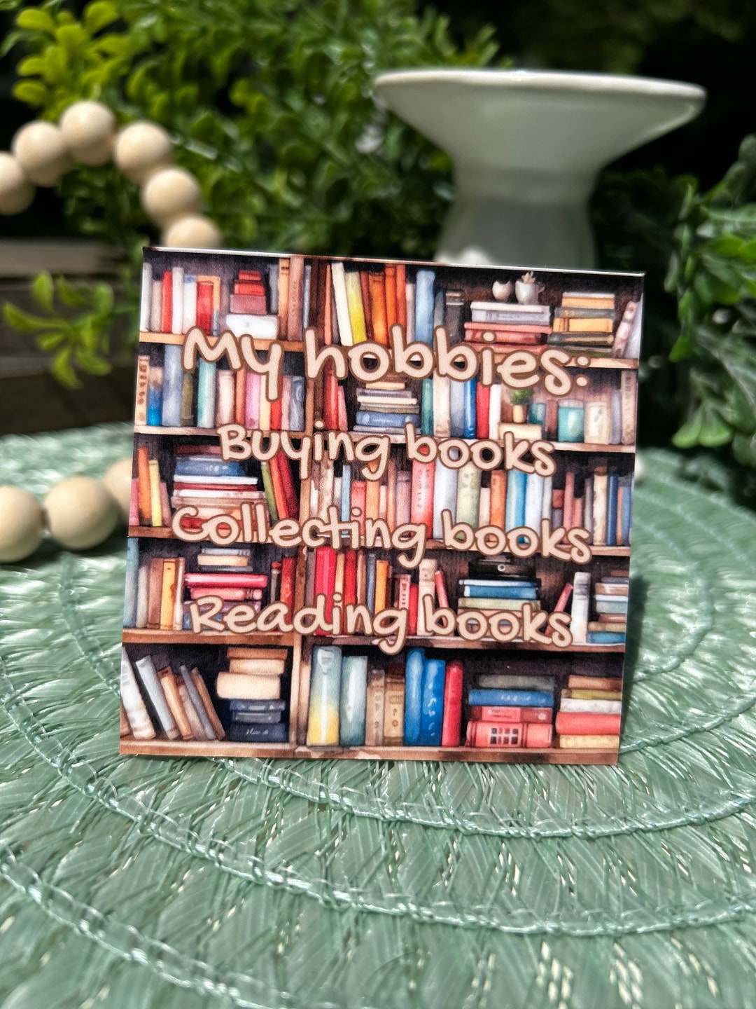 My Hobbies Sticker, Romance Sticker, Bookish Sticker, Bookish Merch ...
