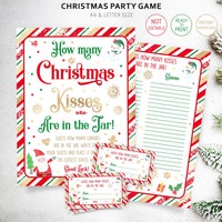 Christmas Candy Guessing Game Printable | Holiday Party Activity ...