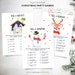 Printable Family Christmas Dice Game. Roll a Snowman Game. Roll a ...