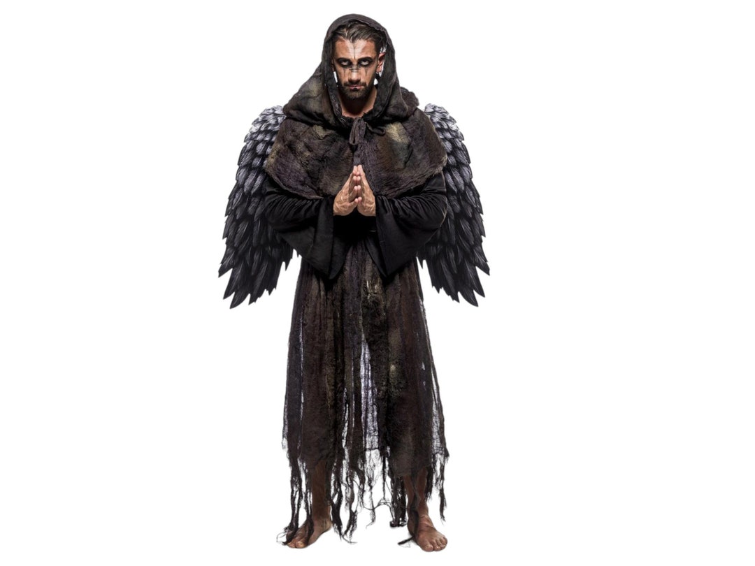 Fallen Angel Costume, Witcher Costume,larp Costume, Demon Costume,larp ...