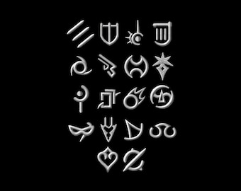 Job Icon Final Fantasy XIV (2 Sizes) - DRAGOON - Machine Embroidery ...