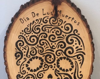 Limited Edition Wall Art, Dia De Los Muertos, Pyrography, Pyrography ...