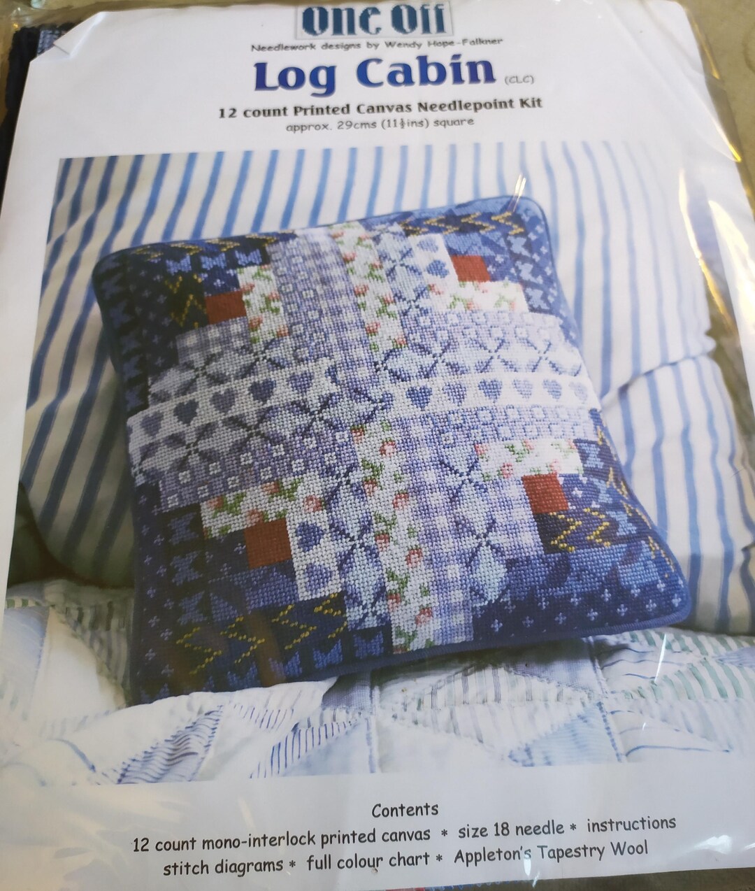 Vintage LOG CABIN Tapestry Kit, Complete, Unopened - Etsy