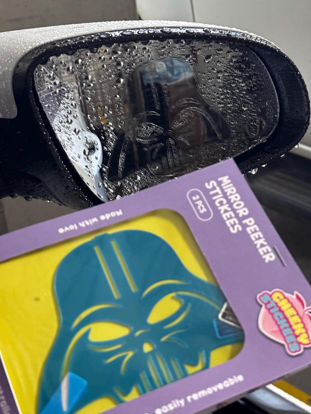 Dark Helmet Mirror Sticker: Car Peeker Decal (2pcs) - Etsy