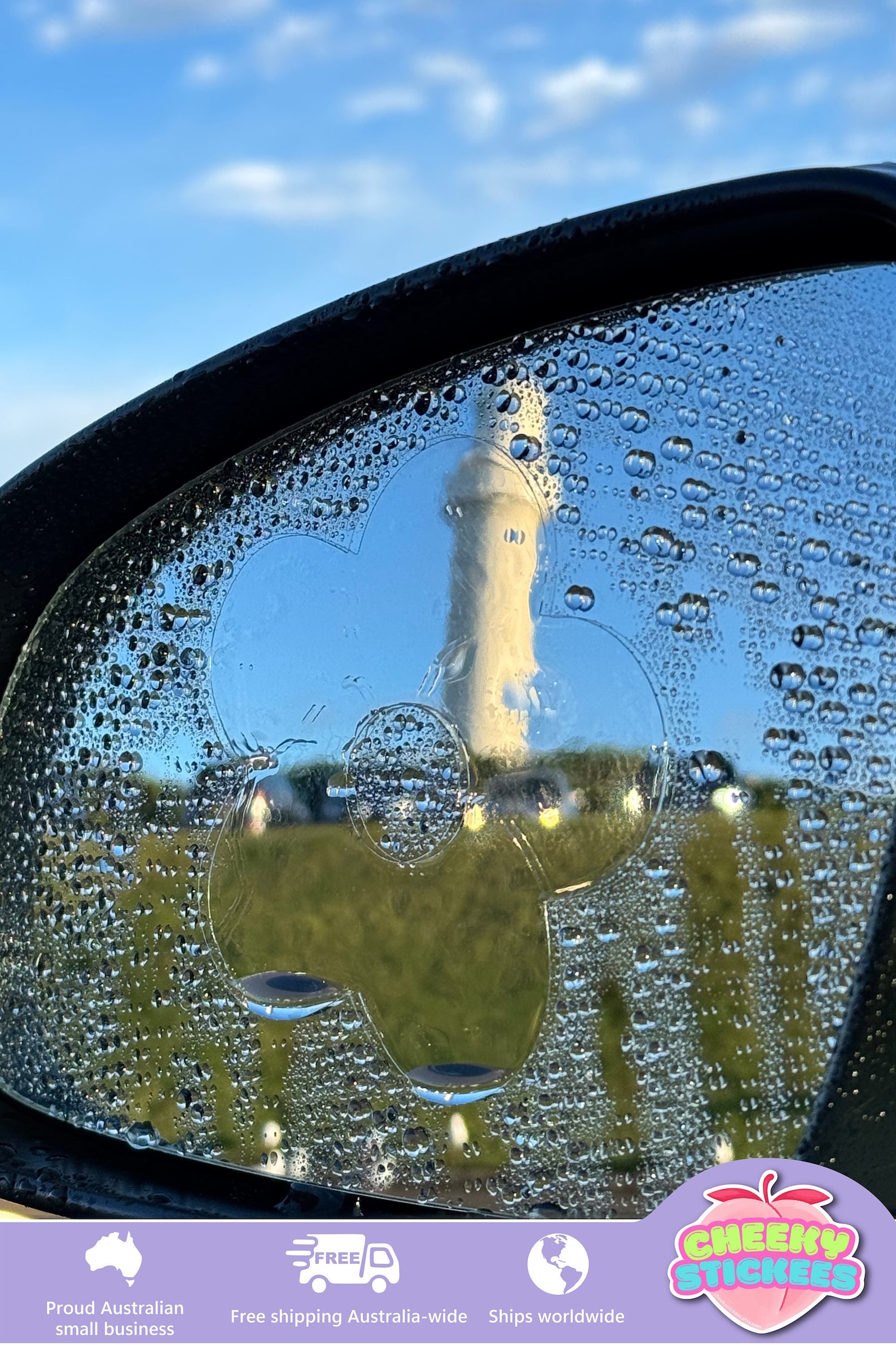 Daisy Flower Mirror Peeker 2pcs Anti Rain Anti Fog Car Decal Discreet ...