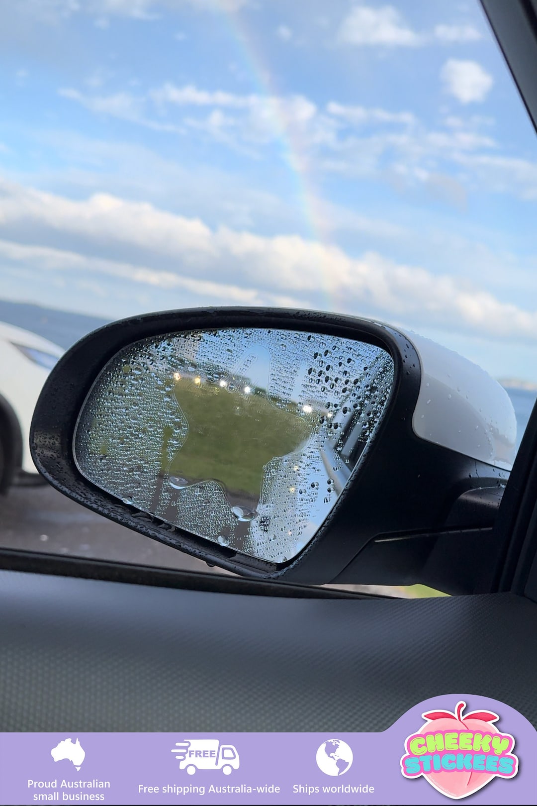 Star Mirror Sticker: Car Peeker Decal (2pcs) - Etsy
