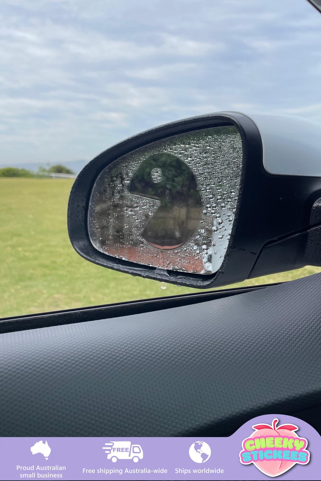 Retro Arcade Game Mirror Sticker: Car Peeker Decal (2pcs) - Etsy