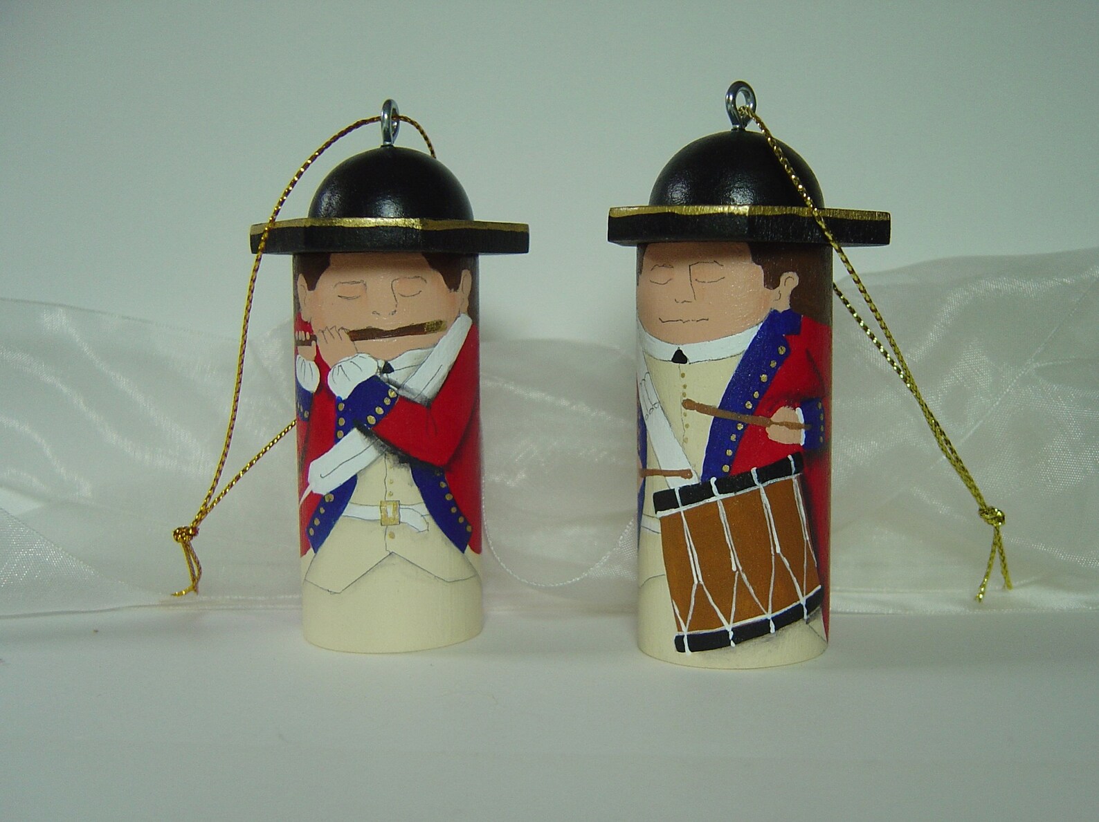 Colonial FIFER And/or DRUMMER Ornament Hand Painted on Wood | Etsy