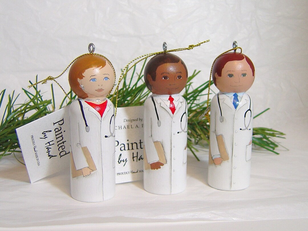 DOCTOR Ornament Hand Painted, Can Be Customized - Etsy