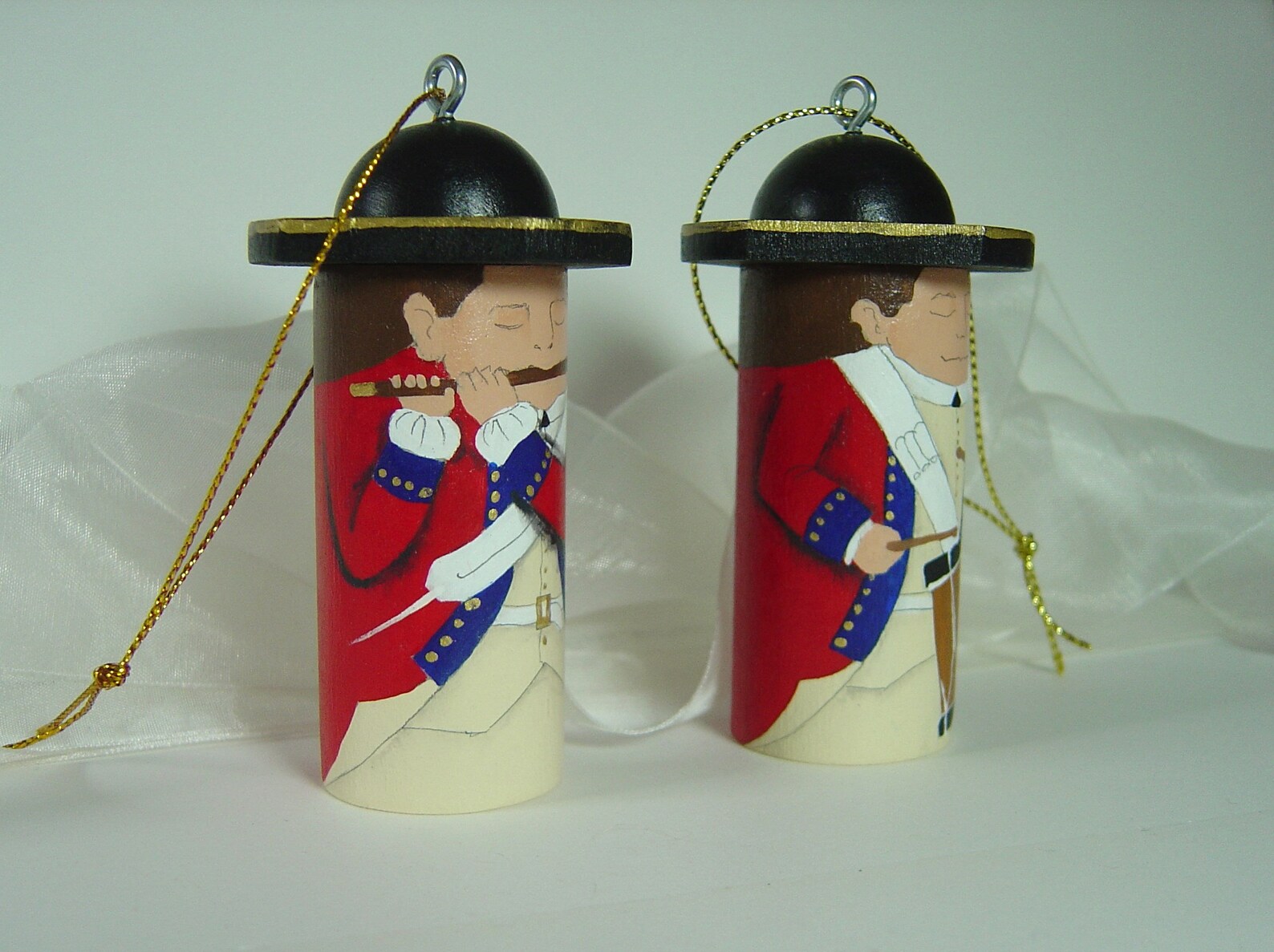 Colonial FIFER And/or DRUMMER Ornament Hand Painted on Wood | Etsy