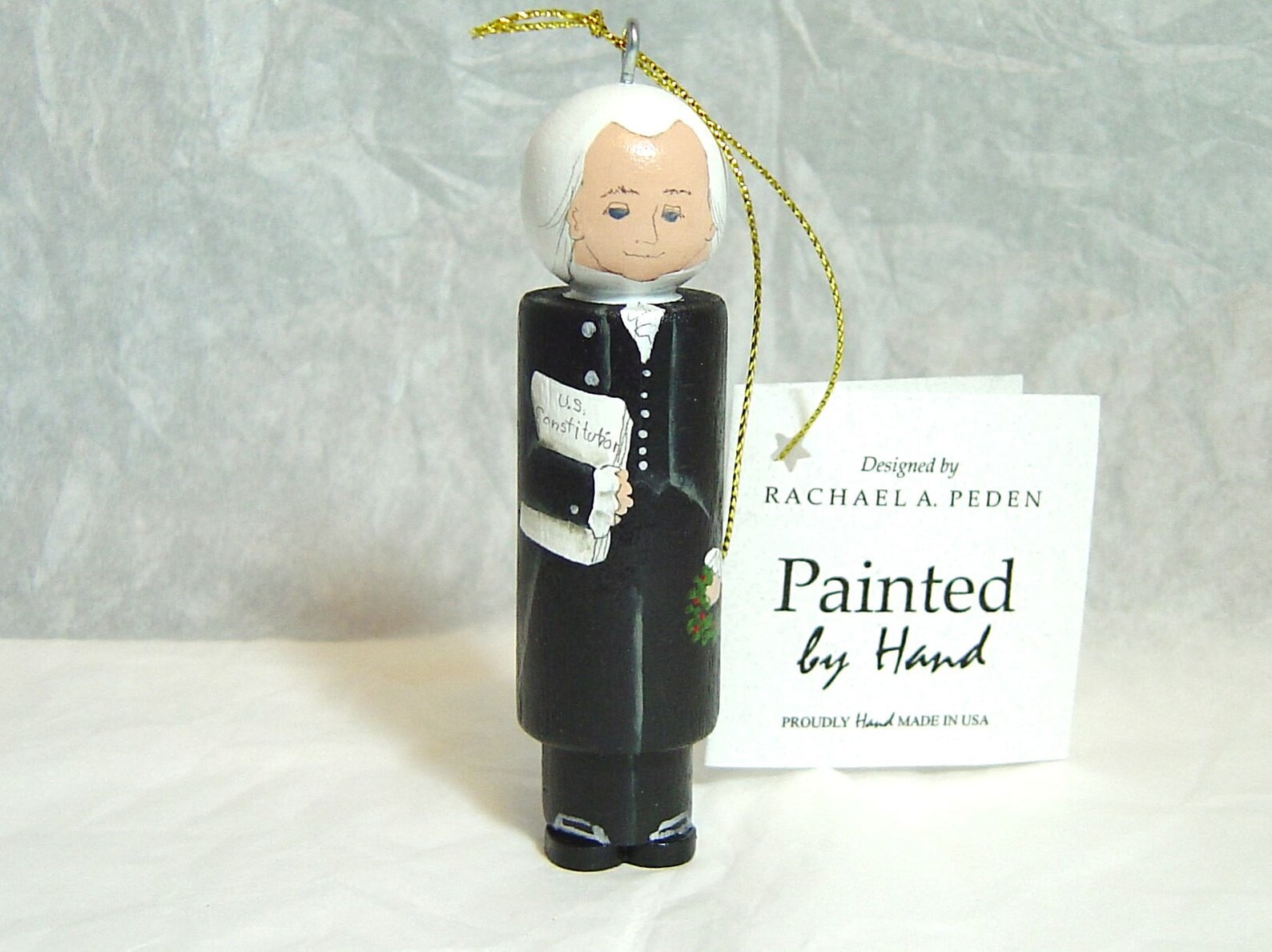 James Madison And/or Dolley Madison Ornament Hand Painted on Wood - Etsy