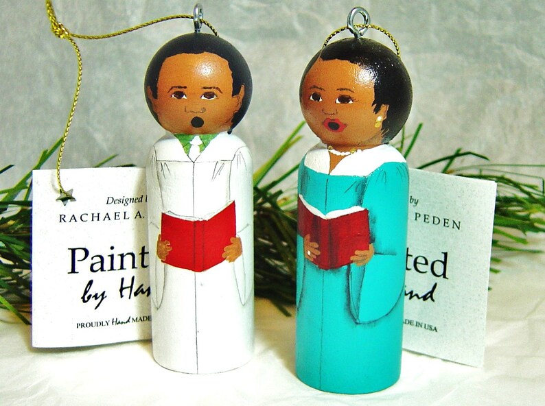 Custom CHOIR Ornament Carol Singers Male or Female Choice - Etsy