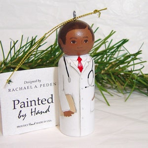 DOCTOR Ornament Hand Painted, Can Be Customized - Etsy