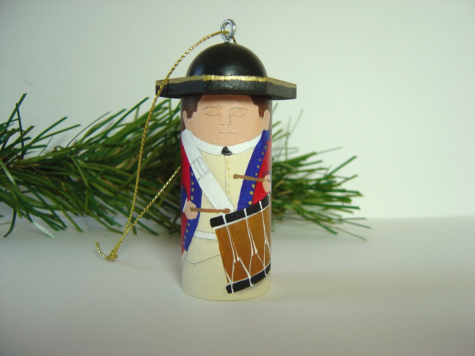 Colonial FIFER And/or DRUMMER Ornament Hand Painted on Wood | Etsy