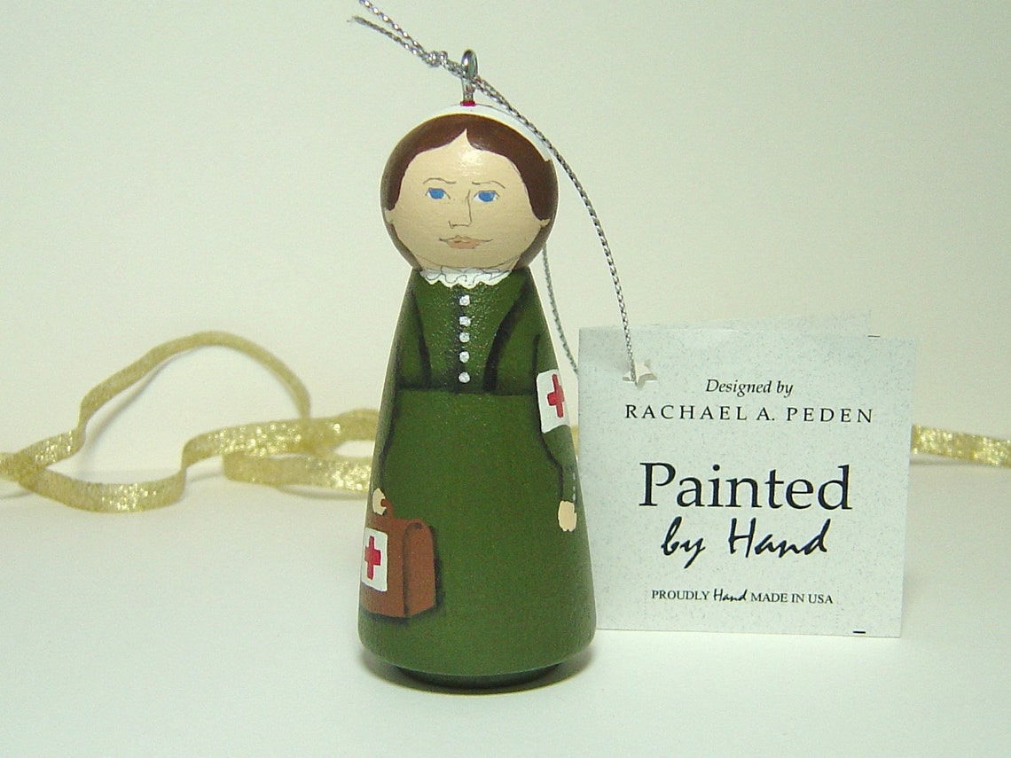 CLARA BARTON Founder of American Red Cross Ornament Hand | Etsy