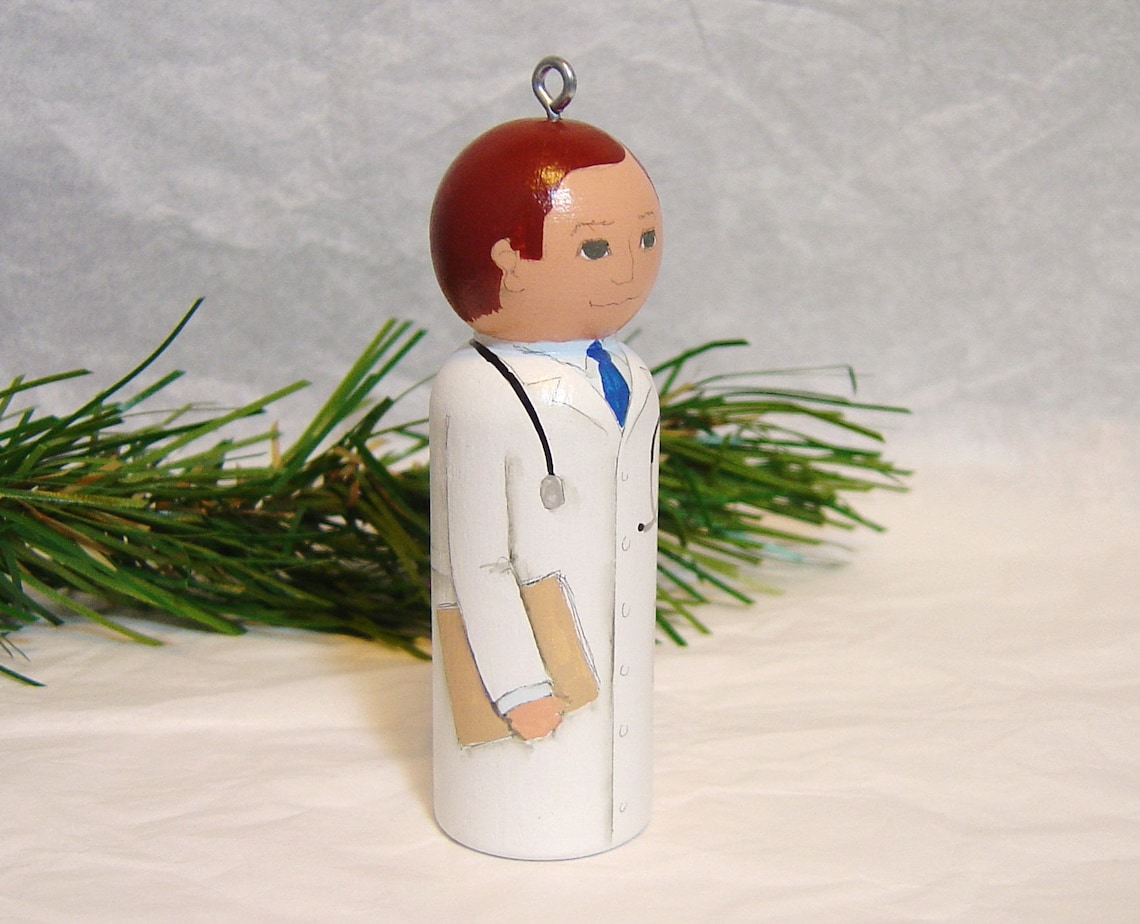 DOCTOR Ornament Hand Painted Can Be Customized - Etsy