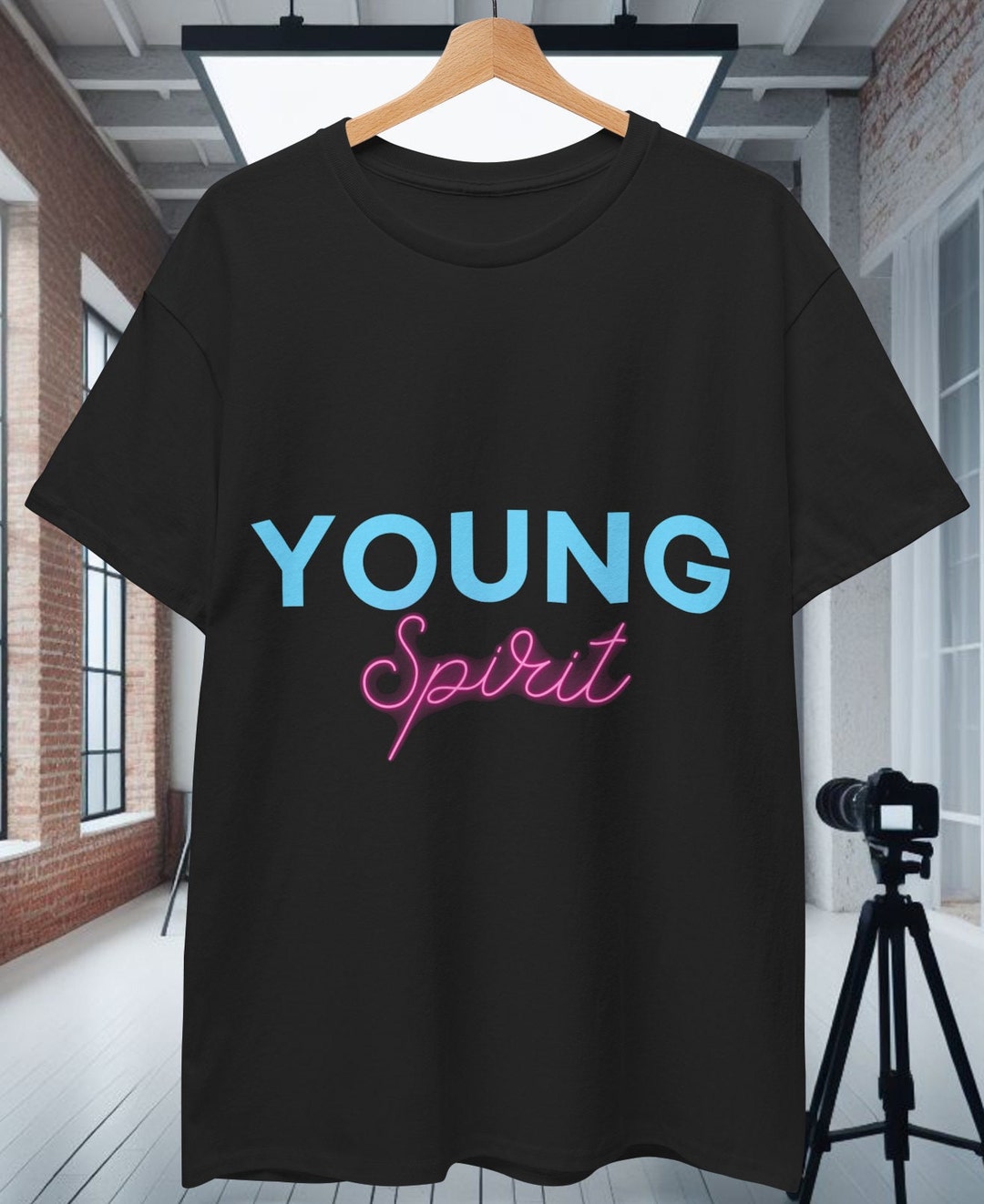 Unique Young Spirit Upful Unisex Heavy Cotton Tee for Women and Man ...