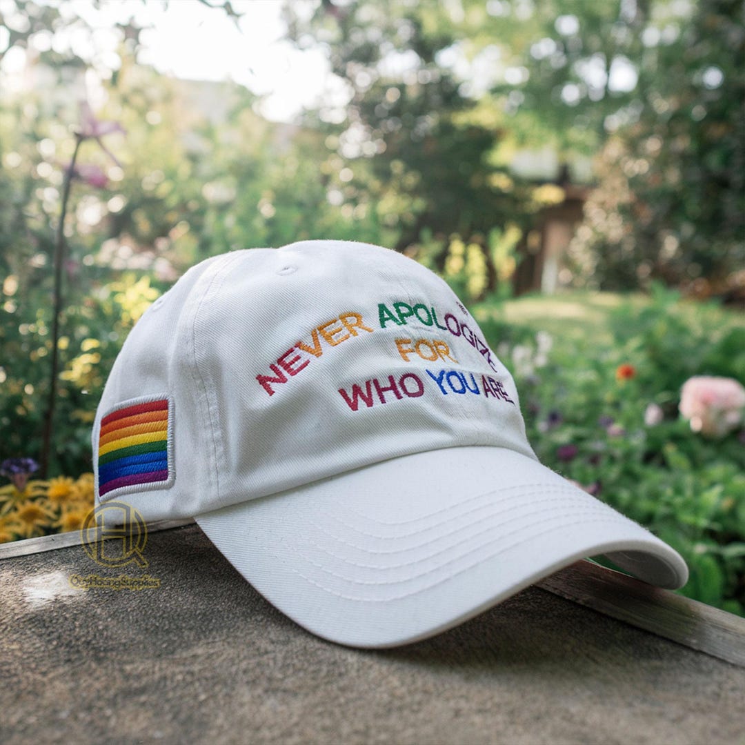 Pride Month Embroidered Hat, More Pride Less Prejudice Embroidered ...