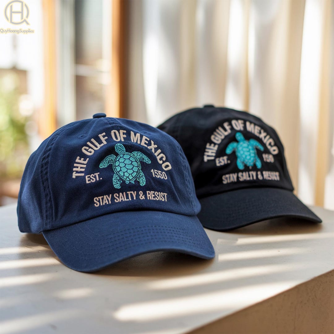 Vintage Cap, Subtle Political Hat, Gulf of Mexico Stay Salty Resistance ...