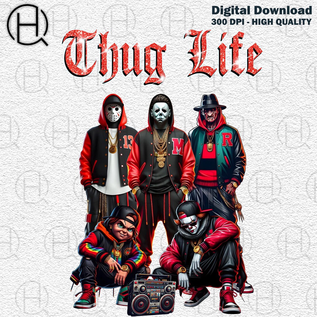 Neon Killers Horror Png, Thug Life Horror Movie Png, Friends Horror ...