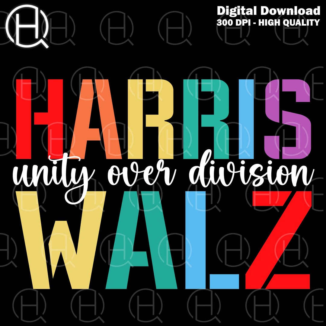Unity Over Division Png, Harris Walz Png, Tim Walz Quotes Png, Democrat ...