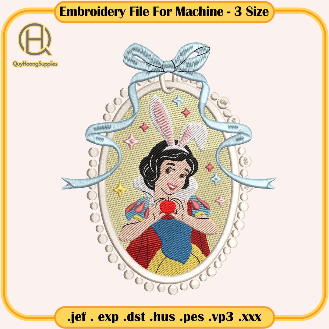 Coquette Princess Embroidery Design, Magic Kingdom Embroidery Design ...